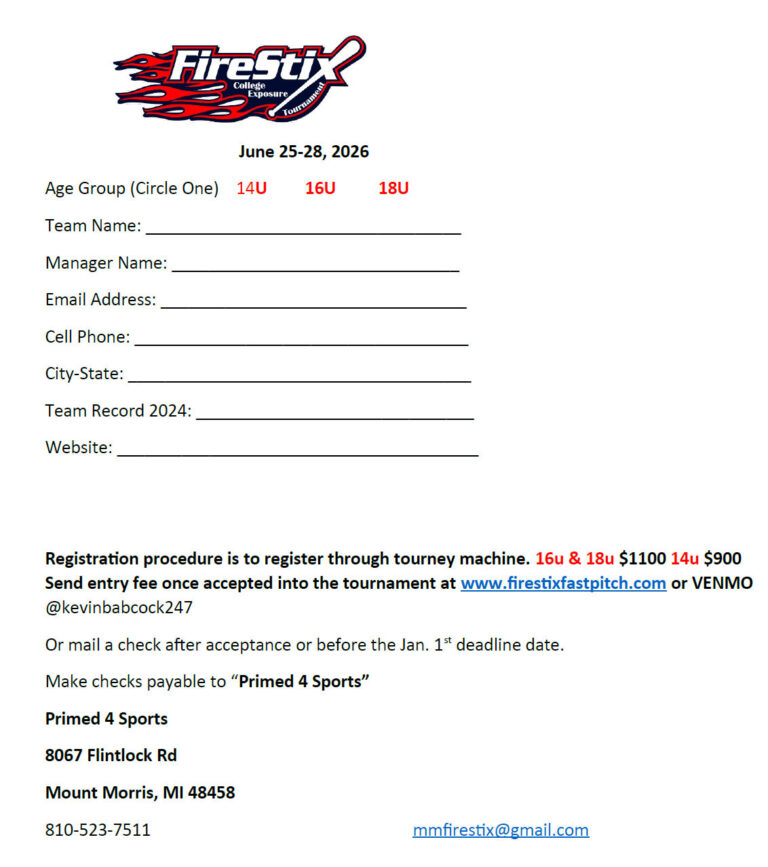 FireStix College Exposure Tournament – FireStix Fastpitch